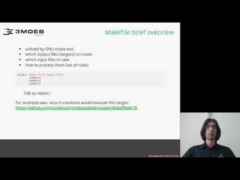 Arch4031 03 coreboot Building 01 Makefile Overview - YouTube
