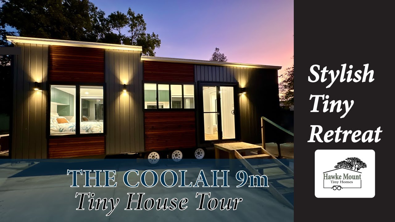 The Coolah tiny home features a ground floor master bedroom and two ...