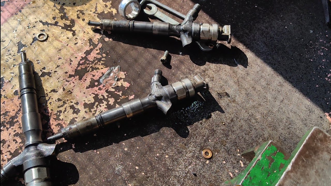 how to repair common rail injector - efi electric nozzle repair, 2kd ...