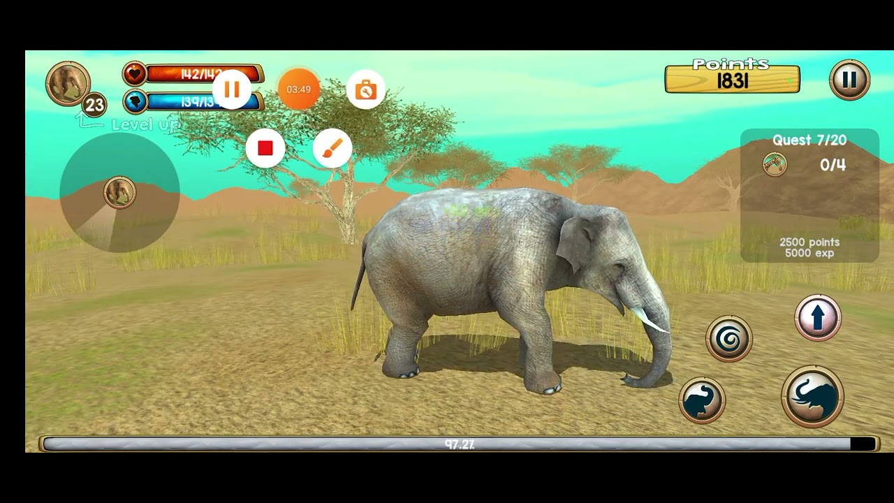 Wild Elephant Sim Part 3 - YouTube