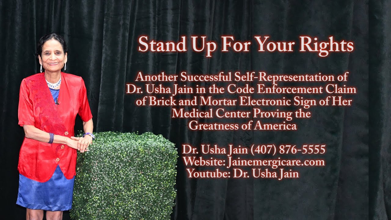 Stand Up for Yourself, Self-Representation for Electronic Sign by Dr ...