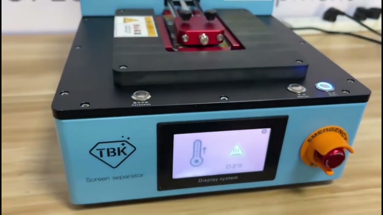 Testing丨TBK Automatic Heating Phone Screen Removal Fixture - YouTube