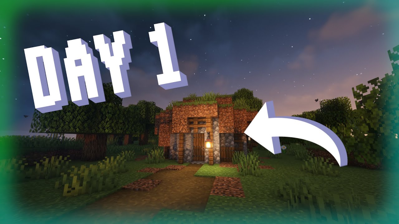 Can I Build This Starter Base In ONE DAY In Minecraft 1.18? - YouTube