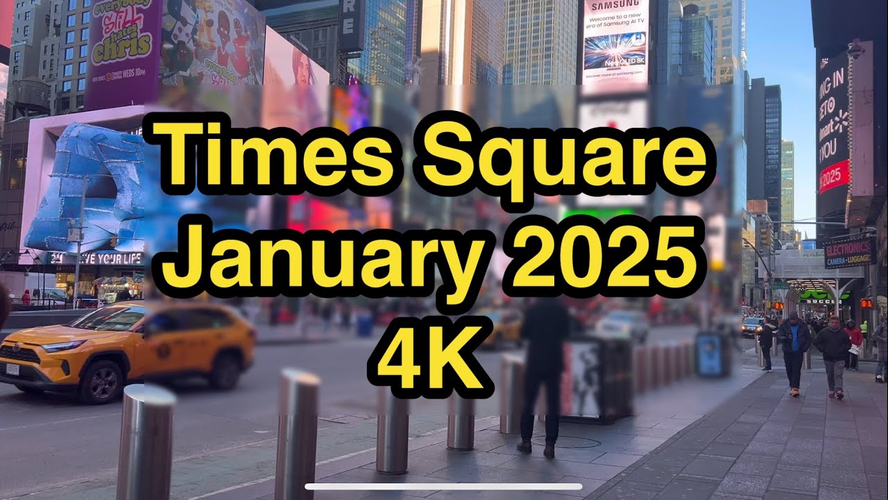 NYC | Times Square Morning January 2025 4K - YouTube