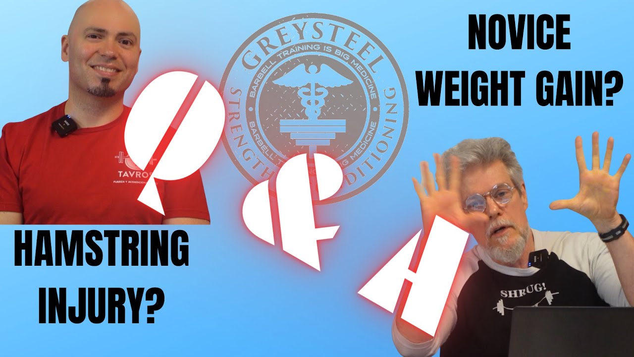 Answering YOUR QUESTIONS: Novice Weight Gain; Hamstring Tweakage! - YouTube