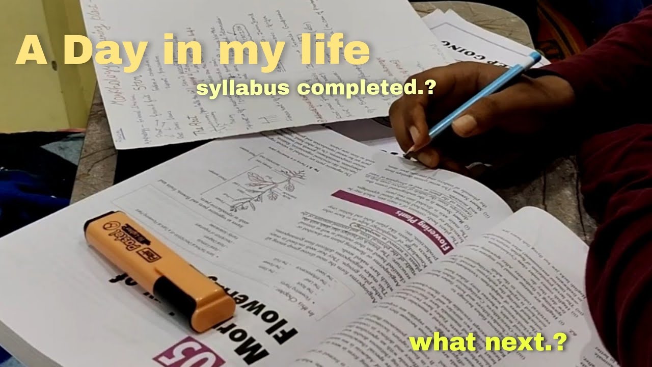 A Day in my life | One day one chapter series | Completing my Biology ...