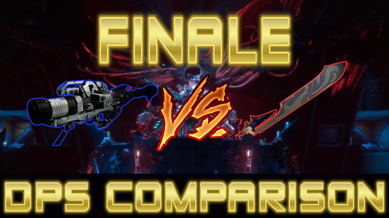 Destiny DPS Comparison: Unto Dust 00 Vs Dark Drinker - YouTube