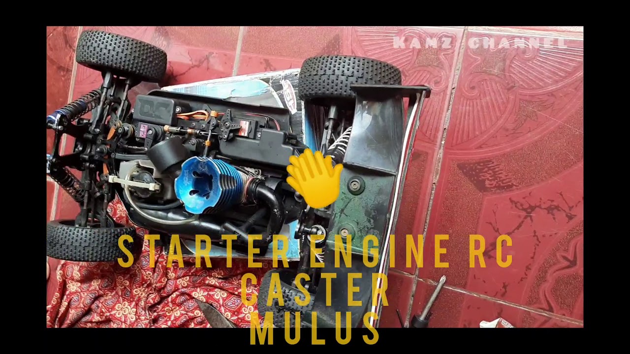 TEST/STARTED RC ENGINE CASTER UNTUK PEMULA DAN BUKAN MURAHAN - YouTube