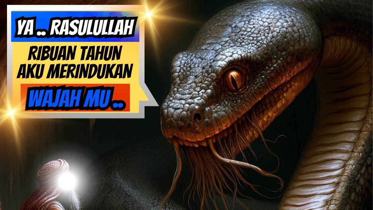 KISAH ULAR MERINDUKAN WAJAH RASULULLAH SAW !! MENUNGGU RIBUAN TAHUN ...