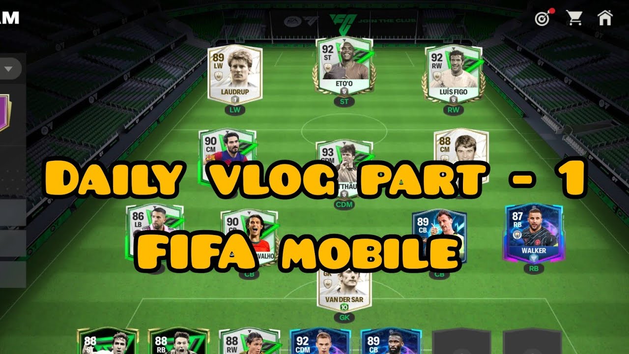 Daily vlog in FIFAmobile 2024/ pack opening/player exchange/ football ...
