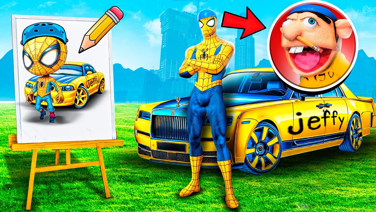 Whatever I Draw I Become In GTA 5! - YouTube