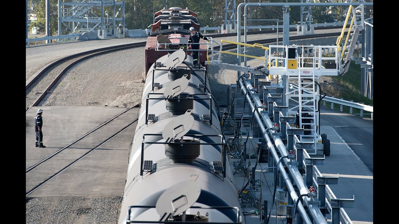 New rail safety at BP Cherry Point - YouTube