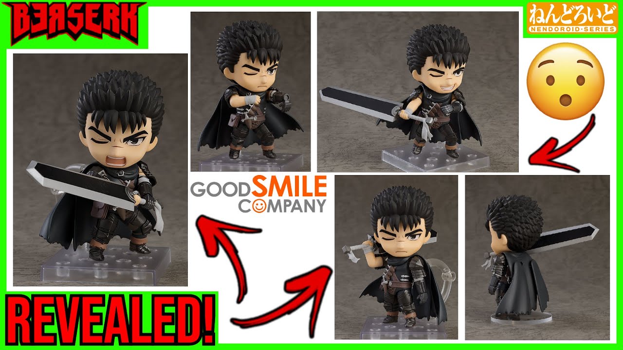 NEW! Nendoroid Berserk Black Swordsman Guts REVEALED! - YouTube