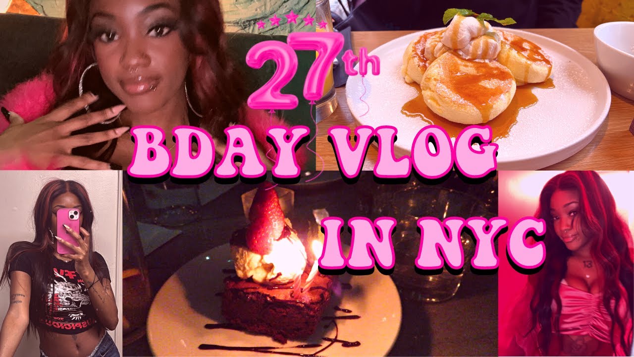 27th Birthday Vlog🥳: NYC Weekend Trip | Museum of Ice Cream | Break Bar ...