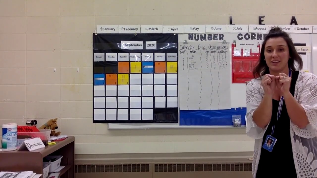 1st Grade Number Corner 9-8-20 - YouTube