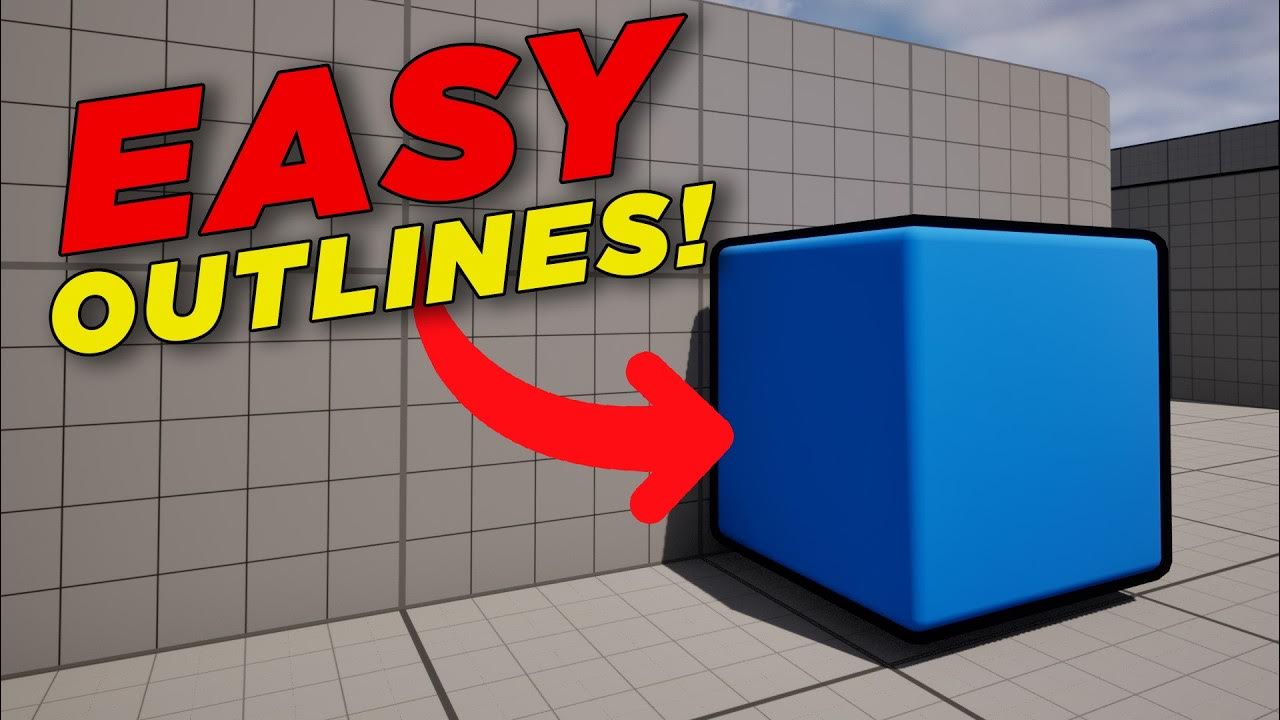 Unreal Engine : Outlines WITHOUT Post Processing - YouTube