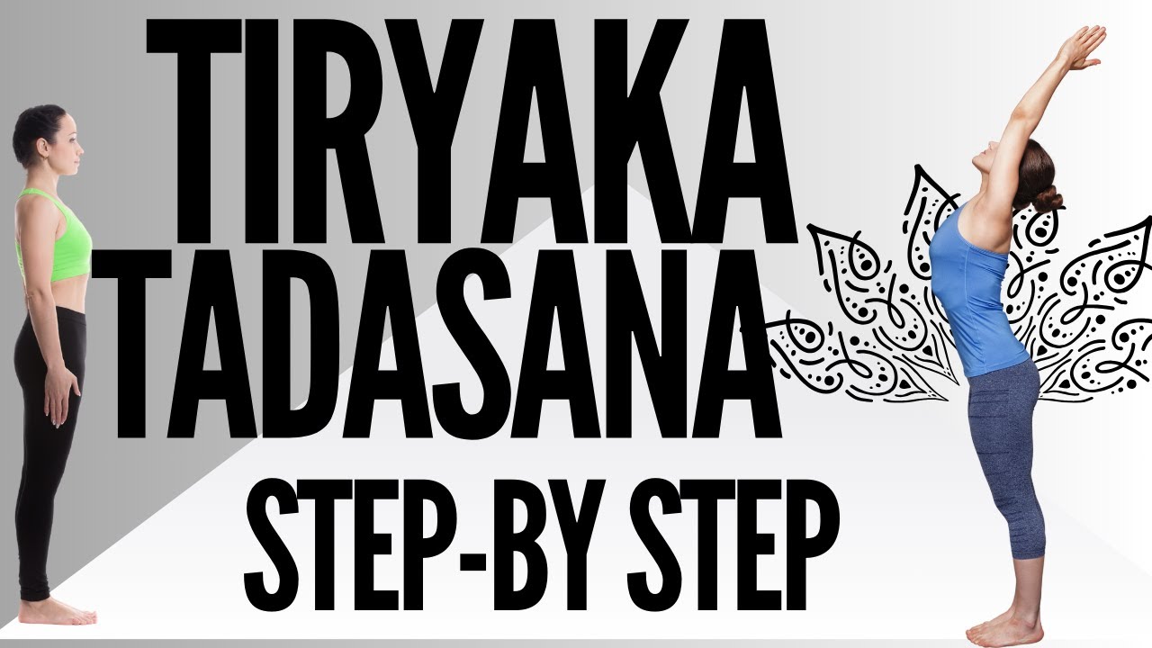 Steps of तिर्यक ताड़ासन (Tiryak Tadasana) | Learn Step By Step In Hindi ...