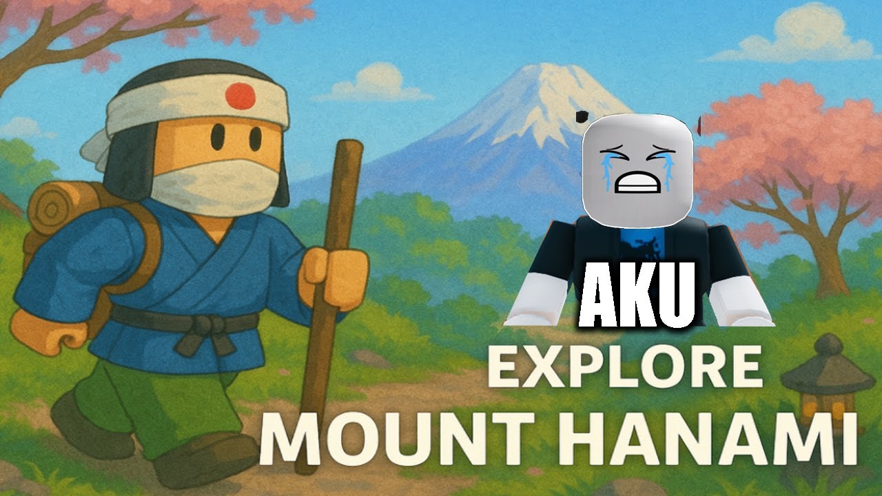 AKU NAIK GUNUNG JAPAN HANAMI.. MOUNT HANAMI ROBLOX - YouTube