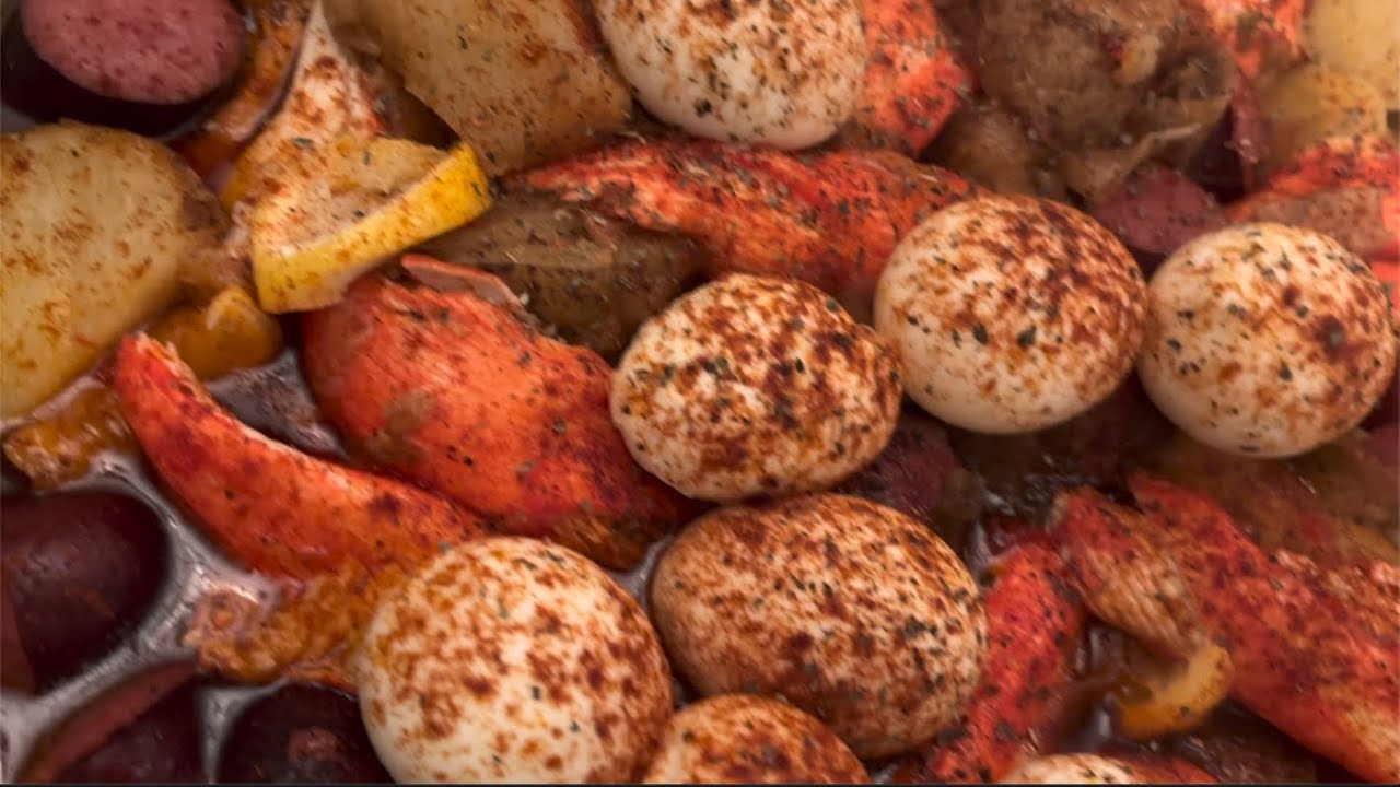 Making An Imitation Crab Leg Boil - YouTube