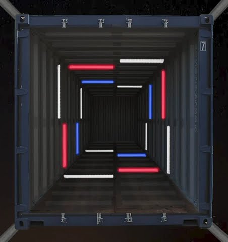MOMO Container Light Show - YouTube