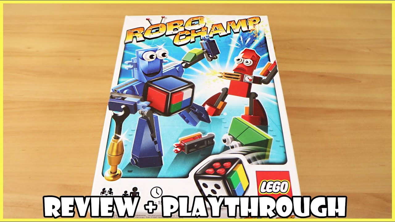 Lego Robo Champ Game Review & Playthrough! | Board Game Night - YouTube