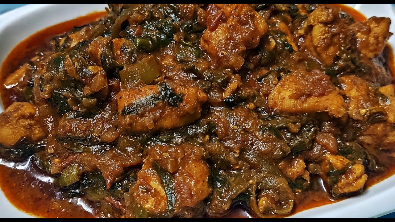 Saag Murgh (Chicken With Spinach) | Recipe By Khamar Hussain Kitchen ...