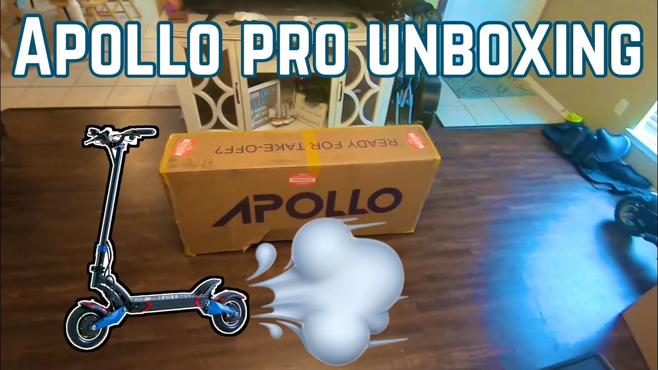 Apollo Pro Electric Scooter Unboxing - YouTube