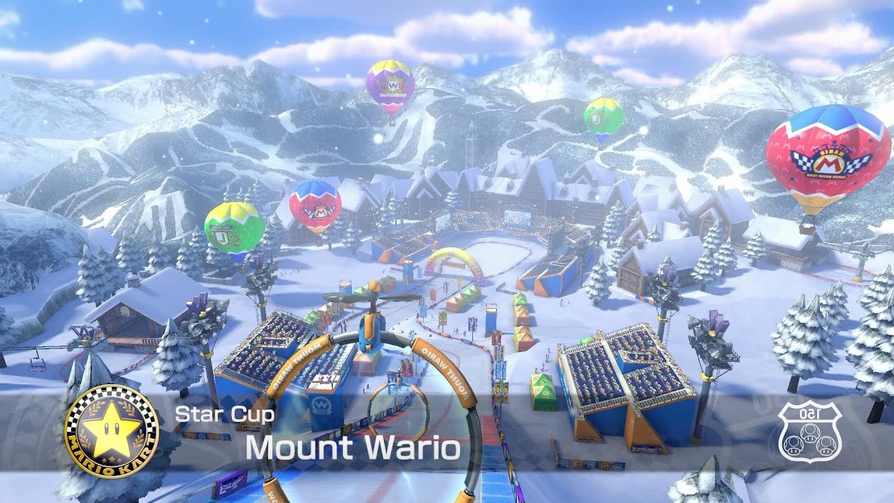 Mount Wario - Mirror Grand Prix || Mario Kart 8 Deluxe - YouTube