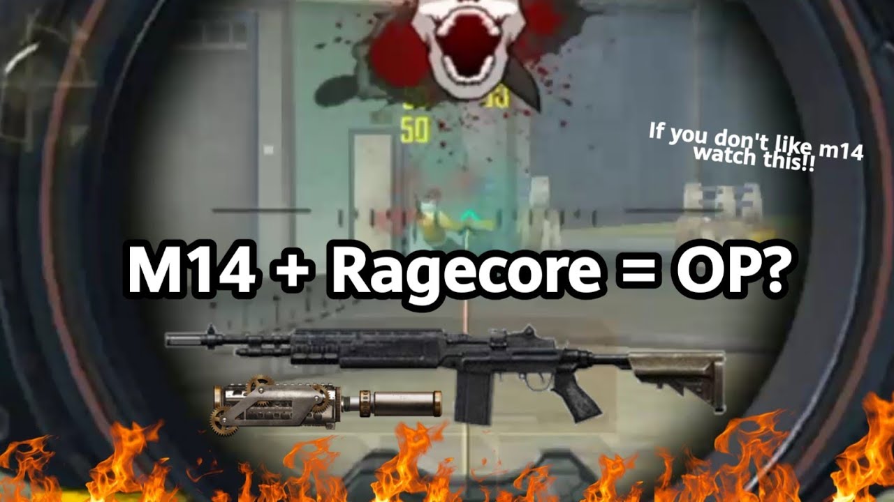 M14 + ragecore = OP? | Freefire gameplay | - YouTube