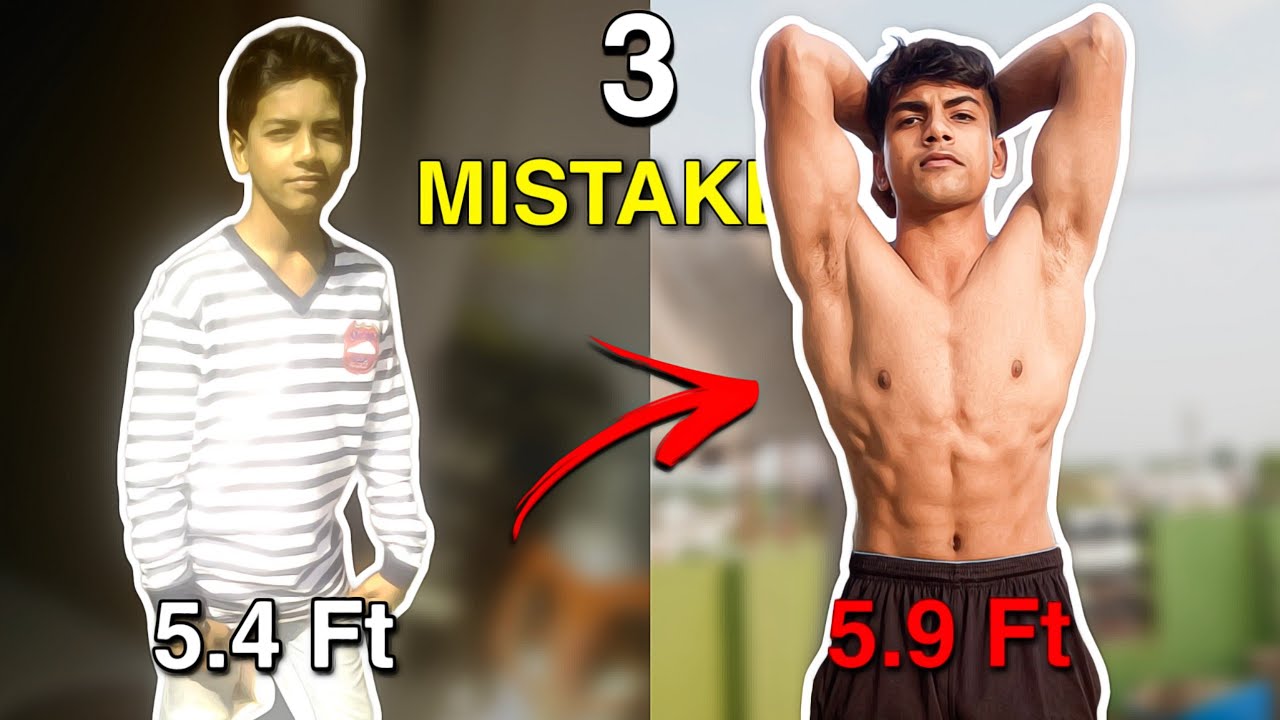 3 Mistakes to Fix your HEIGHT Growth & Become Tall | ( NO B.S ) - YouTube