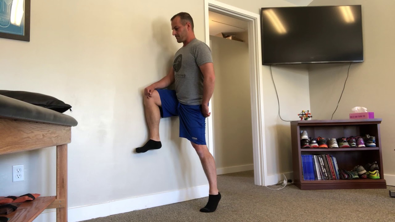 Functional Calf Strengthening - Wall Drive - YouTube