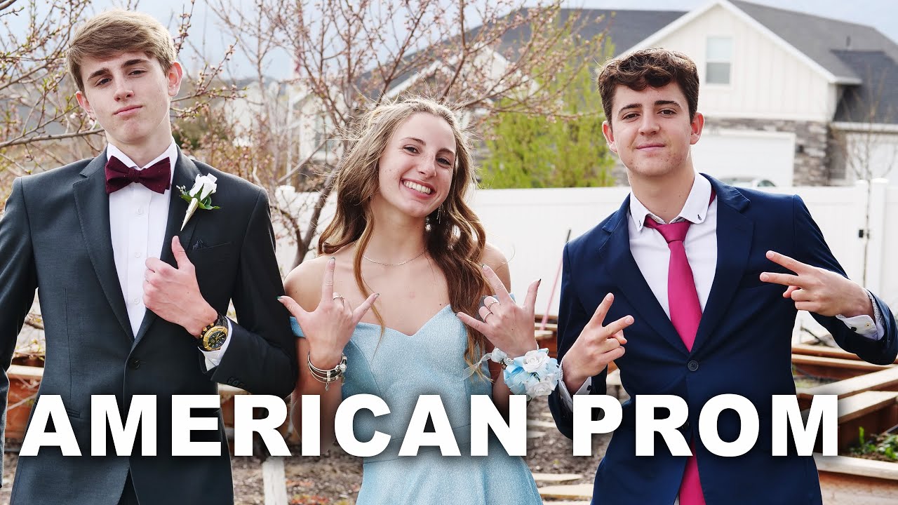 EXCHANGE STUDENTS GO TO AMERICAN PROM 2022 - YouTube