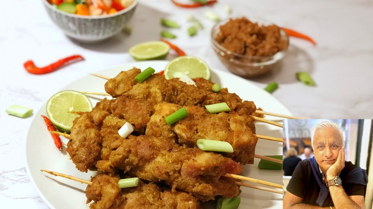 Chicken Satay with Peanut Sauce - How to cook the Authentic Indonesian ...