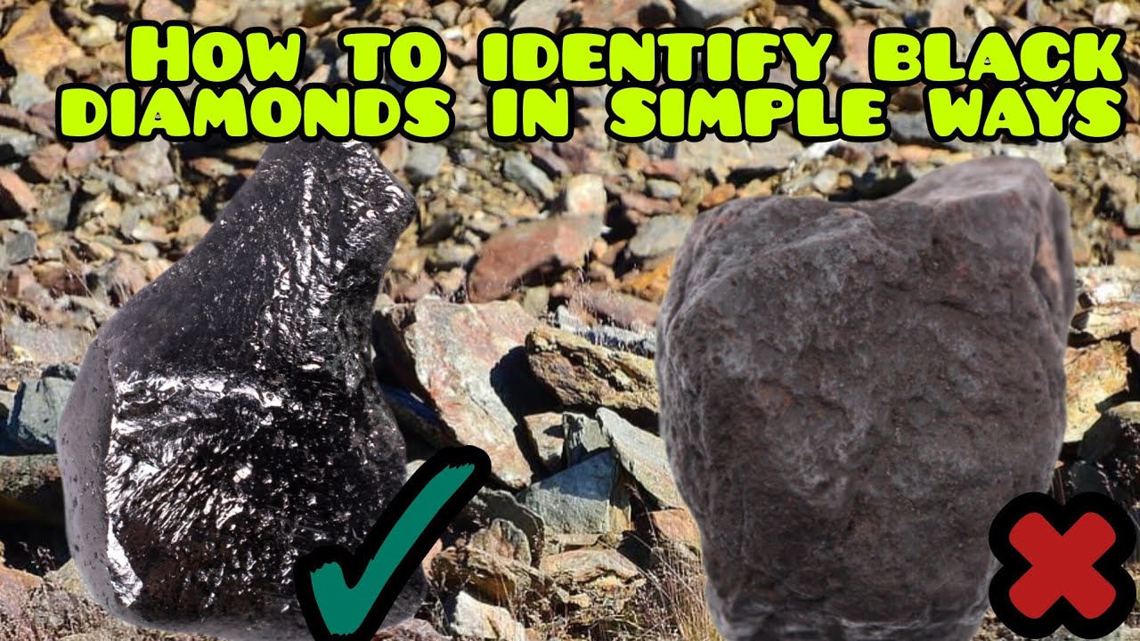 Information about black diamond stone "carbonado" - YouTube