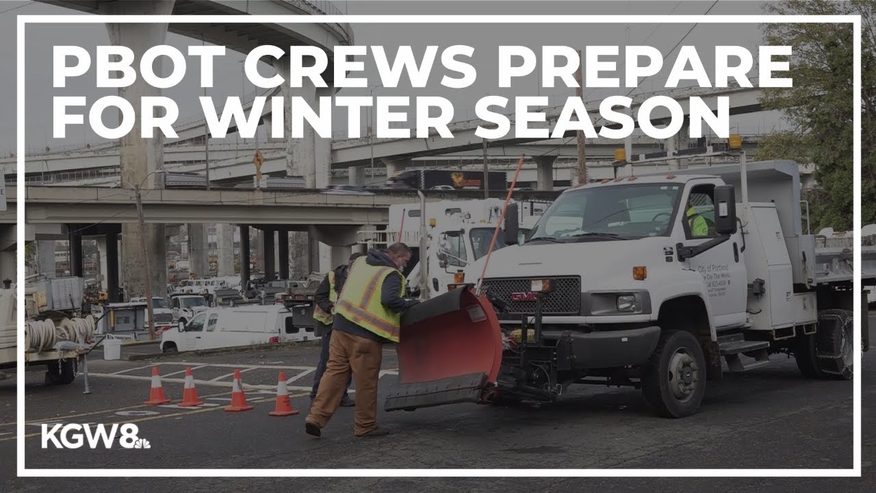 PBOT crews prepare for possible snow and ice this winter - YouTube