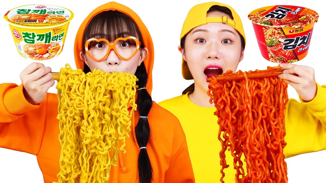 Mukbang Fire Spicy Noodle Labeat - YouTube