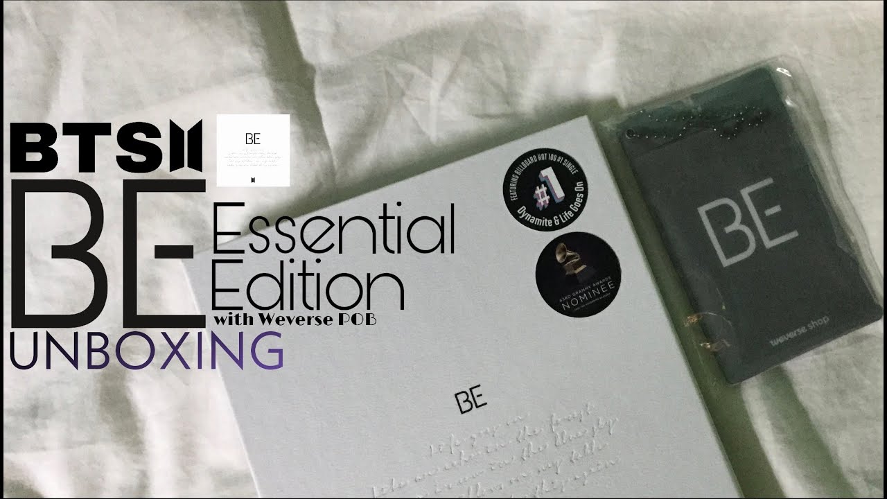 BTS (방탄소년단) “BE” Essential Edition Unboxing - YouTube