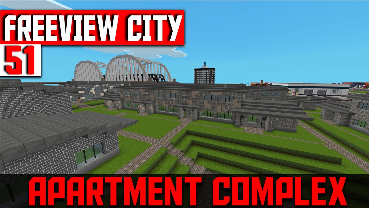 Minecraft Building a City | Episode 51 (Apartment Complex!!) - YouTube
