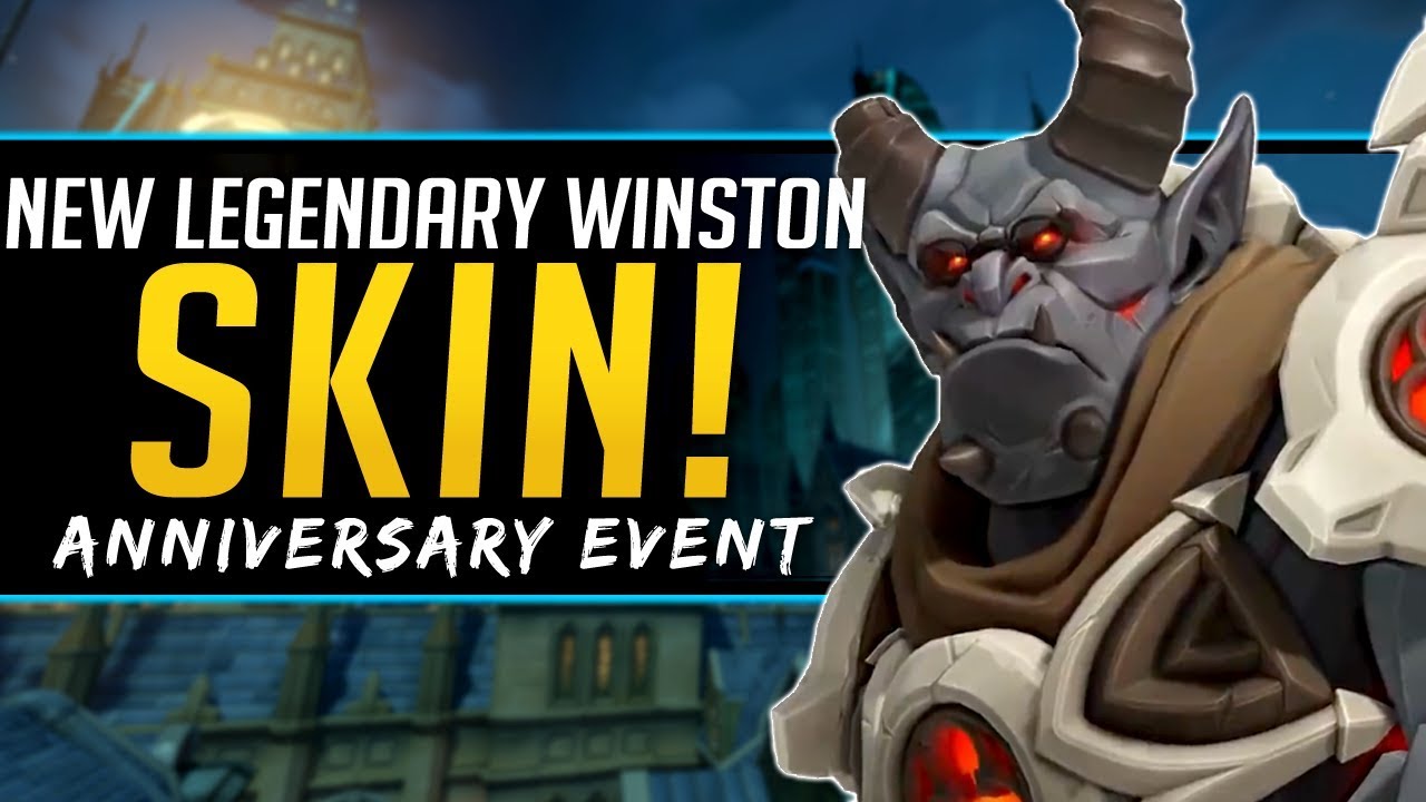 Overwatch NEW Legendary Skin Winston - Anniversary Event 2019 - YouTube
