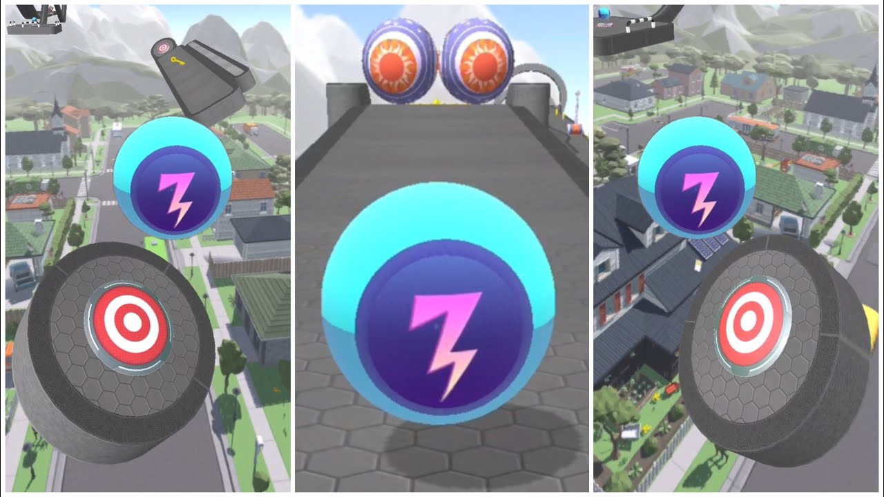 Thunder ball unlocking in Rolling ball sky escape game - walkthrough ...