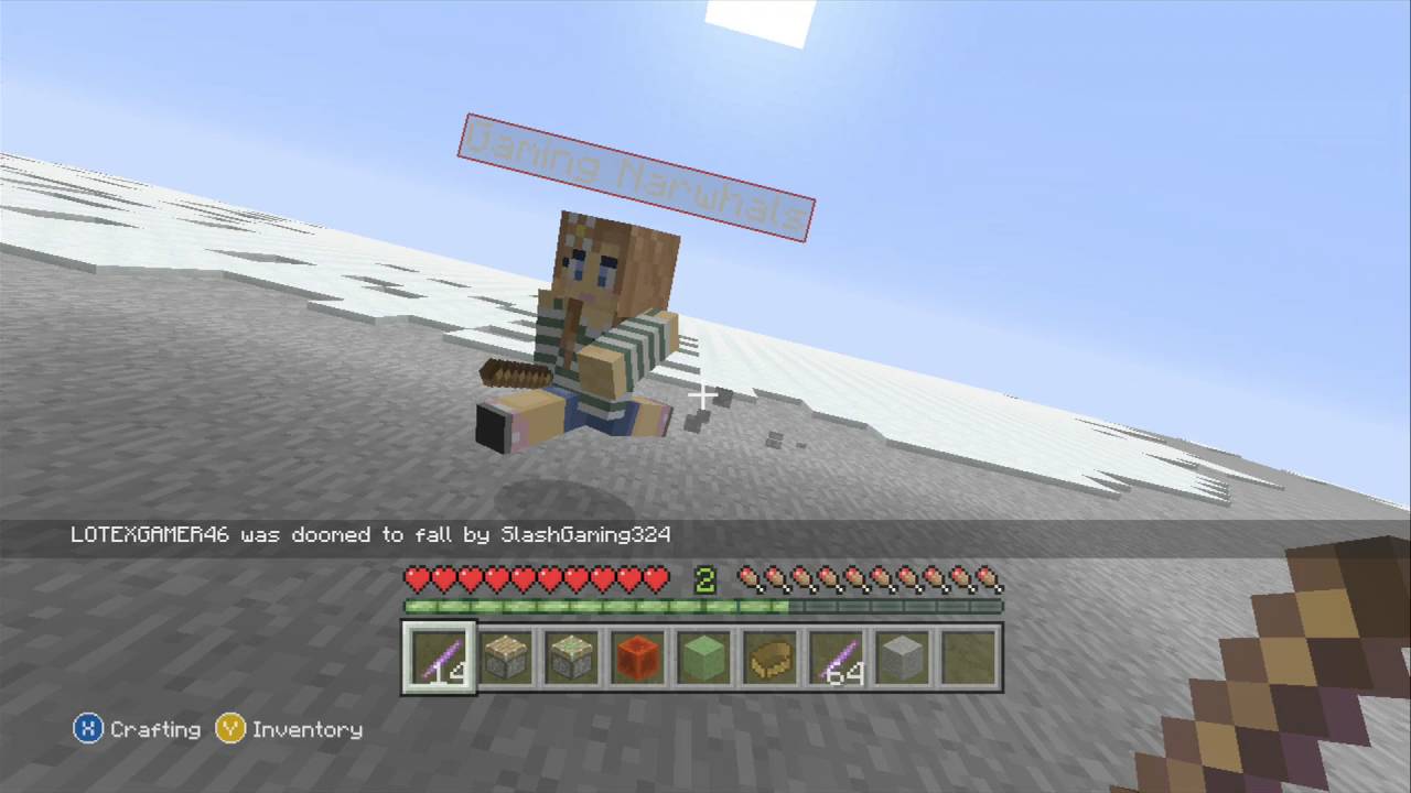 Minecraft Xbox 360: Knock Off: Pillows On Top of Me! - YouTube