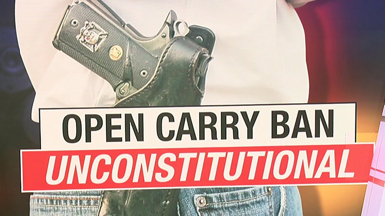 Appeals court deems Florida's open carry ban unconstitutional - YouTube