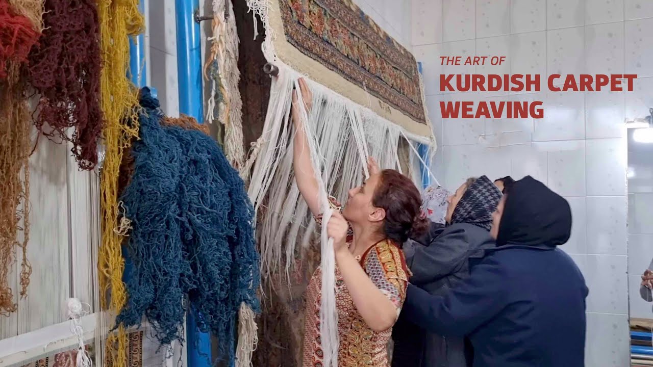 The Art of Kurdish Carpet Weaving - YouTube