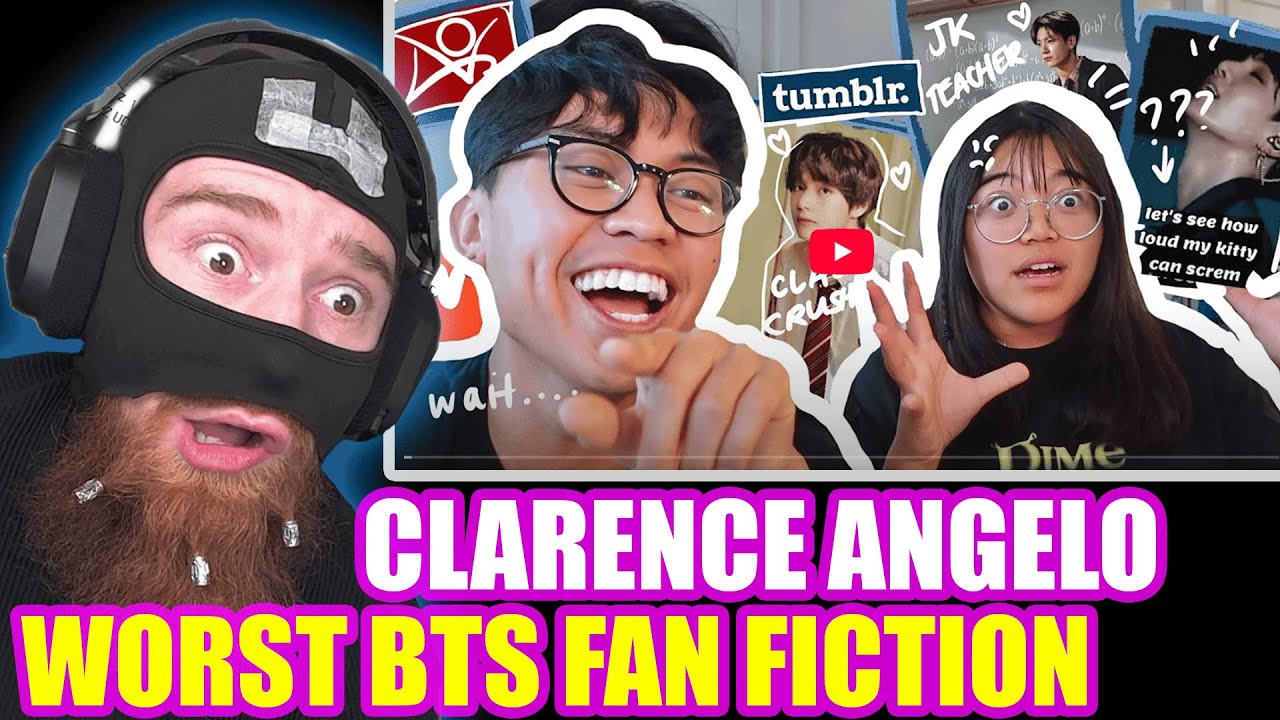 CLARENCE ANGELO READING THE WORST BTS FAN FICTION ON THE INTERNET | UDYZYZ REACTION - YouTube
