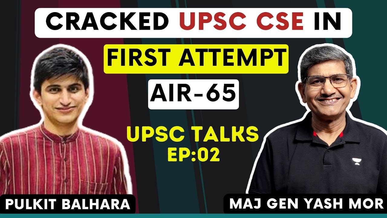 Pulkit Balhara (AIR 65) IAS Topper | Cracked UPSC 2021 CSE In First ...