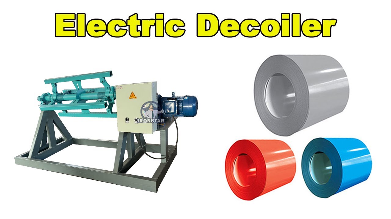5Ton electric decoiler operate | How to use electric decoiler machine ...