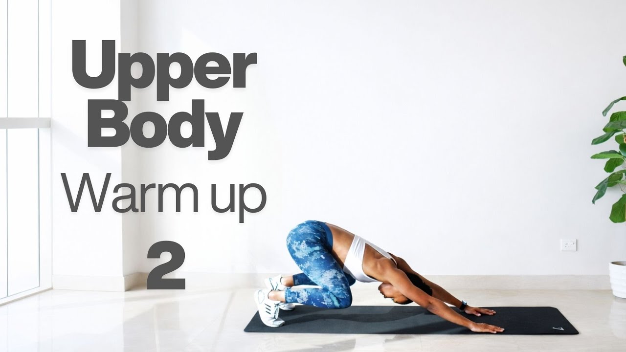 Upper Body Warm Up Exercises // 5 MIN AT HOME // Modifications Included ...