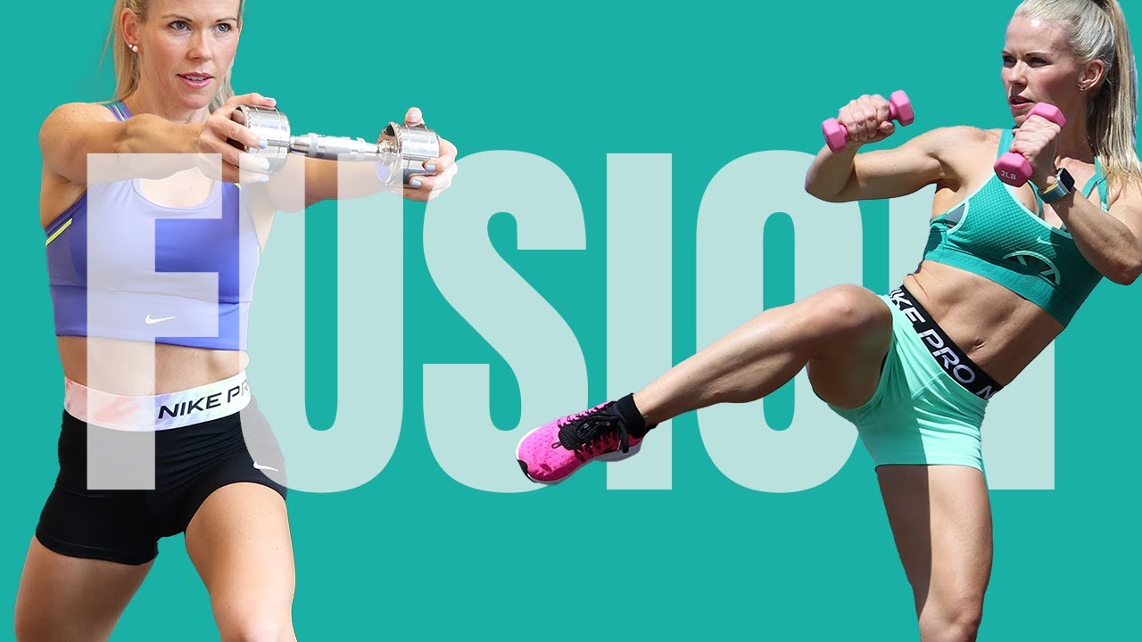 60 MINUTE HIIT WITH WEIGHTS | Fusion Workout | 30 Min Full Body | 30 ...