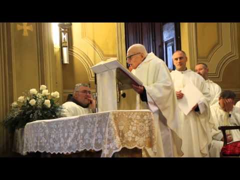 Benedizione papale per i 100 anni di don Luigi Curti - YouTube