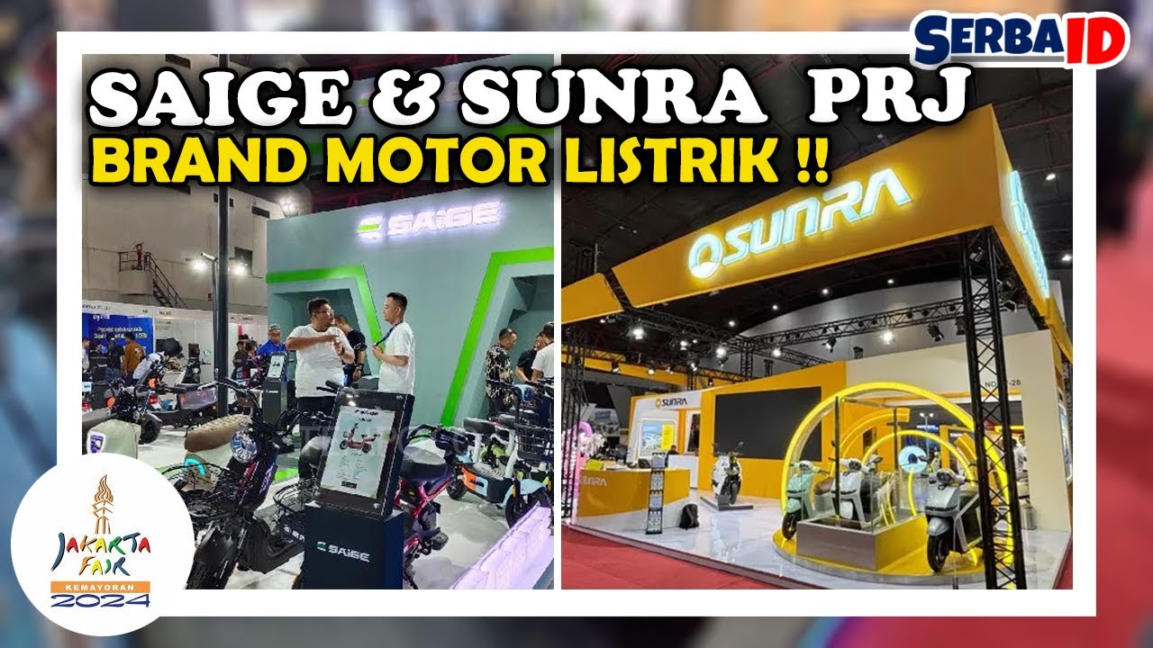 Motor Saige, Sunra, Suzuki Jakarta Fair 2024 !! - Luncuran Brand ...